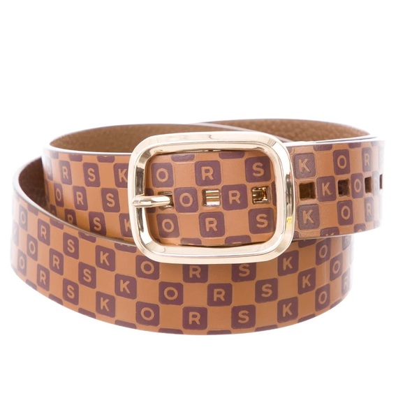 Michael Kors | Accessories | Rare Michael Kors Letter Squares Belt | Poshmark